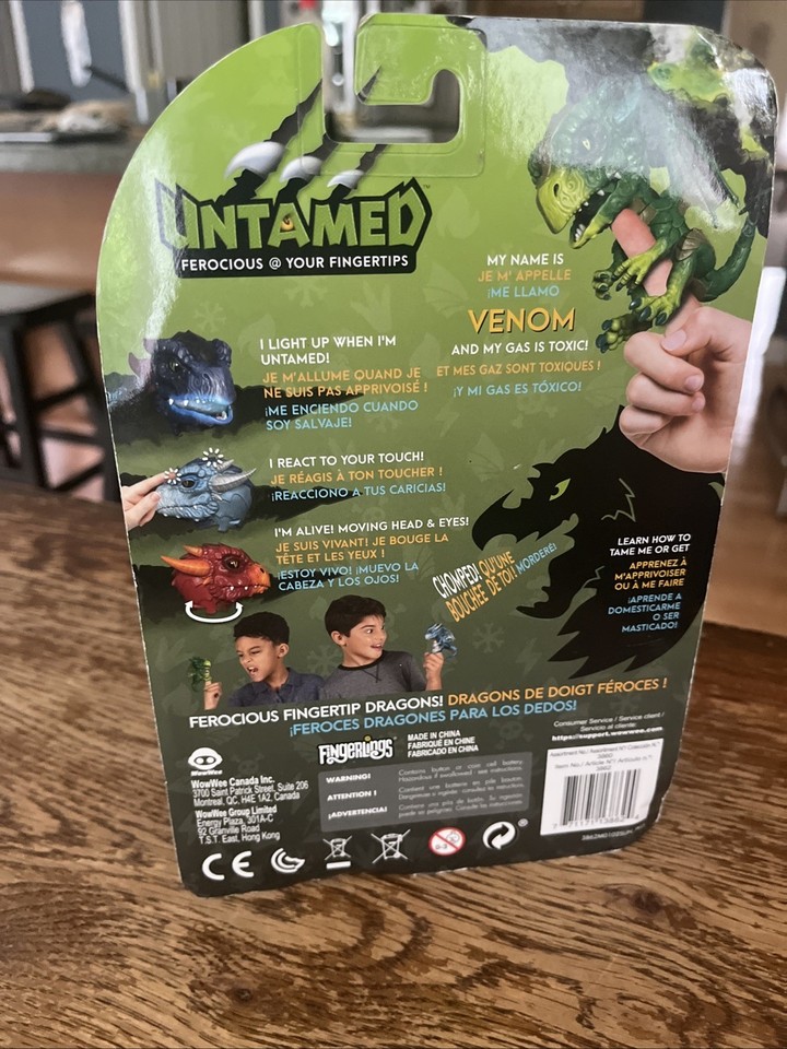 Fingerlings Untamed Dragon - Series 1 - Venom (Green) | eBay