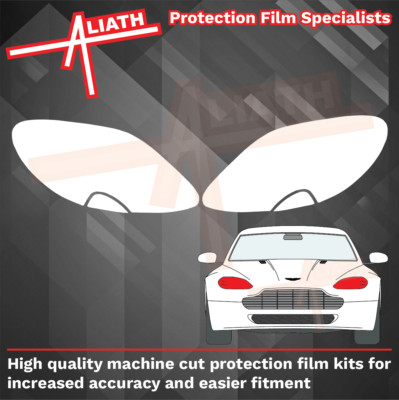 Fits Aston Martin V8 Vantage Headlights Stone Chip Guard Paint ...