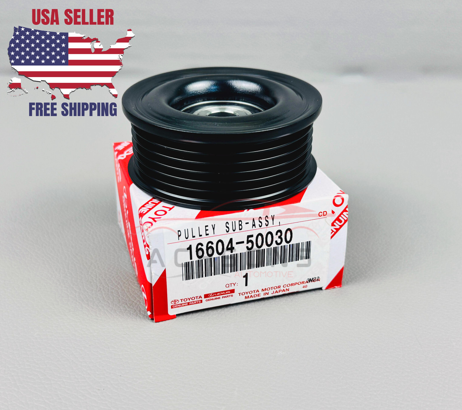 16604-50030 GENUINE OEM TOYOTA TUNDRA GS SC V8 DRIVE BELT TENSIONER ...