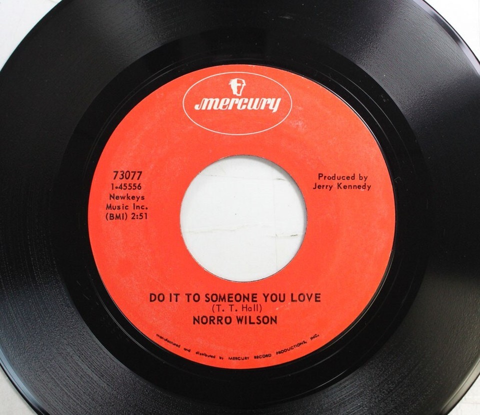 Country 45 Norro Wilson - No One Will Ever Know / Do It To Someone You ...