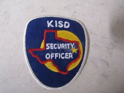 PATCH LAW ENFORCEMENT KISD SECURITY OFFICER TEXAS KILEEN INDEPENDENT ...