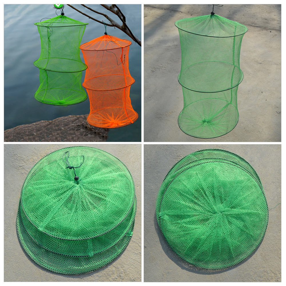 5 Pcs Fish Net Mesh Bag Shrimp Basket Fishnets Cast for Fishing ...