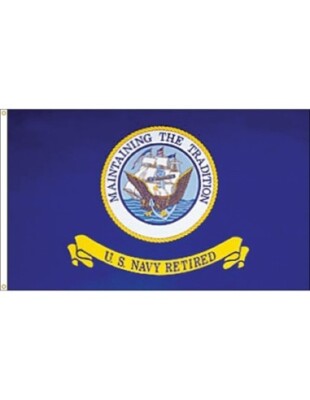 3' x 4' US Navy Retired Flag Nylon | eBay