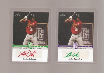 luke dykstra 2013 perfect game,1/1 & 7/10 autos,westlake high school ...