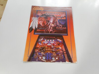 Englischer Flyer für Flipper Pinball Frontier | eBay.de
