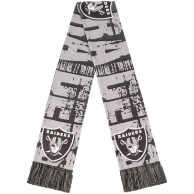 Las Vegas Raiders Scarf - Printed Big Logo - Winter Neck Double Sided ...