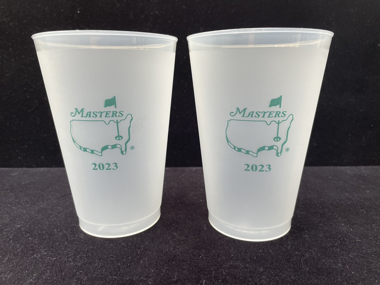 2023 Masters Golf Plastic Drink Cup Augusta National set of 2 Official ...