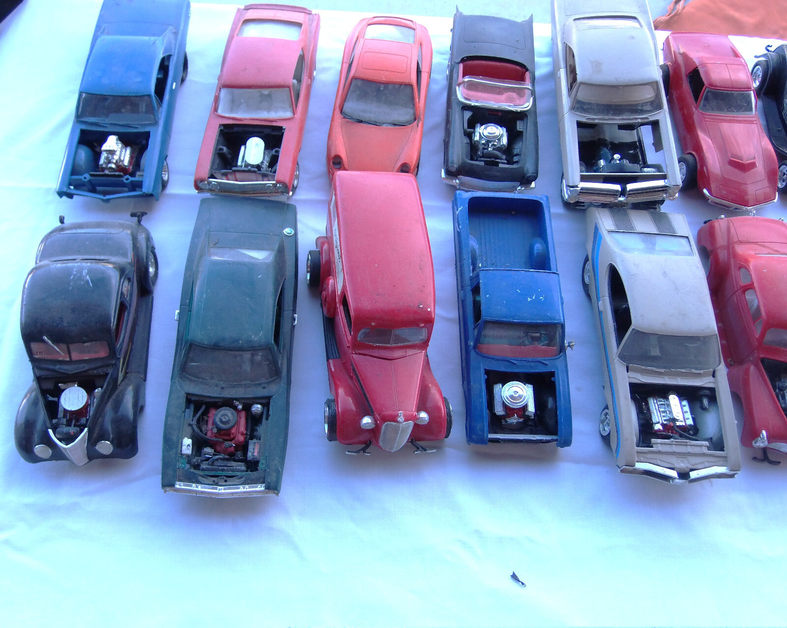 Lot of 22 Vintage plastic model cars and parts All for parts | eBay
