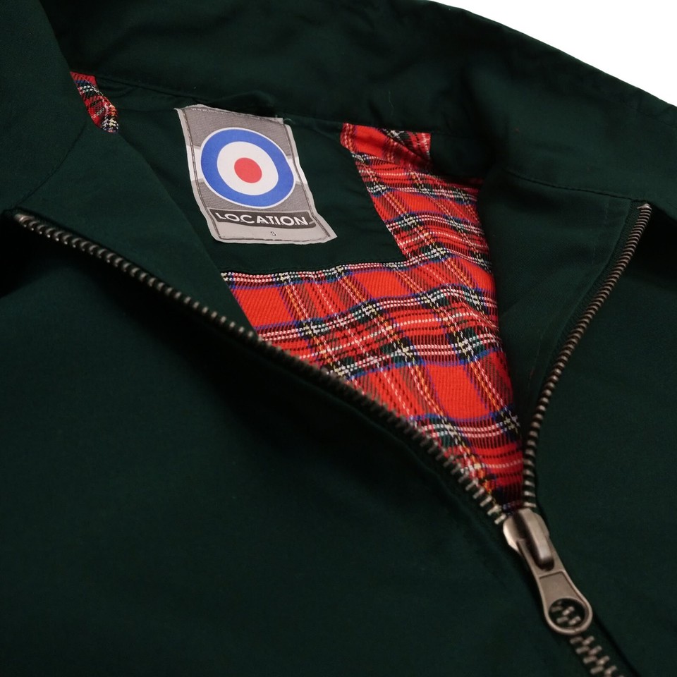 Mens Classic Location Mod Coat Jacket Tartan Lining Soft Lightweight ...