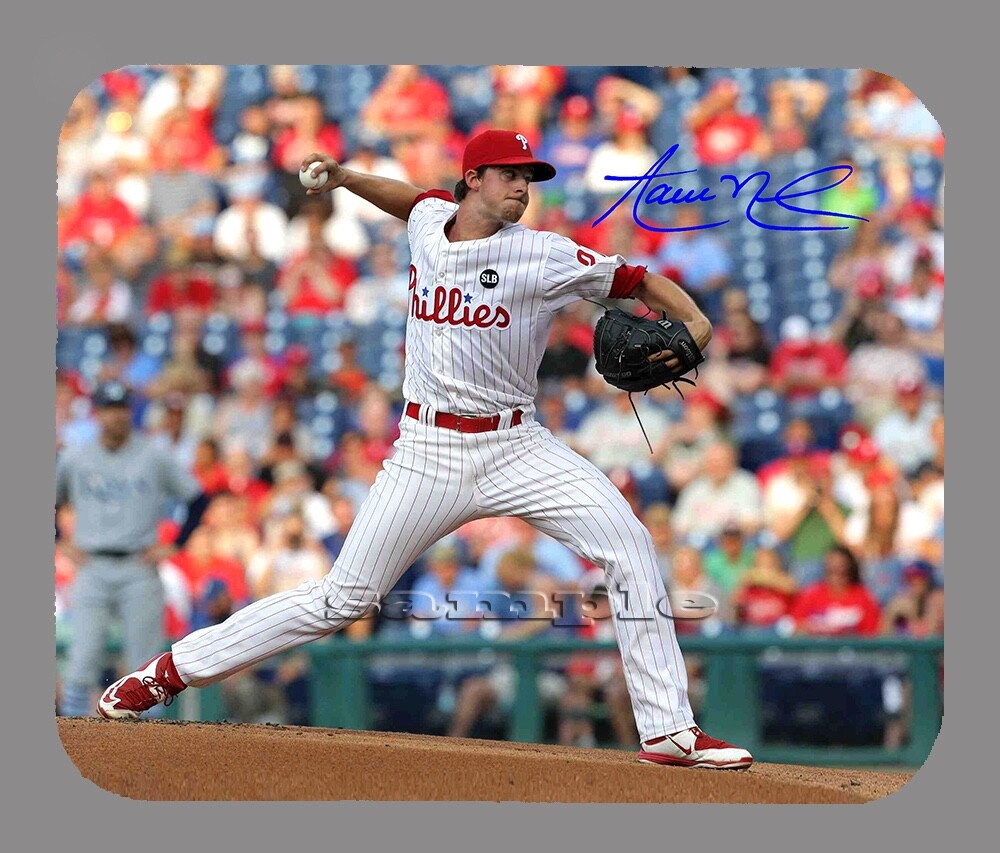 Aaron Nola Philadelphia Phillies Facsimile Autographed Mouse Pad Item ...