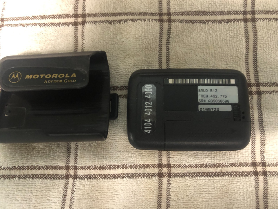 Motorola Advisor Gold Pager Beeper | eBay