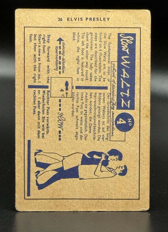 1950 School of Dancing Joy Amsterdam English/German Blue Back Elvis ...