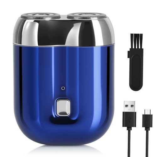 Mini Dual-Head Electric Razor, Pocket Shaver, USB Rechargeable ...