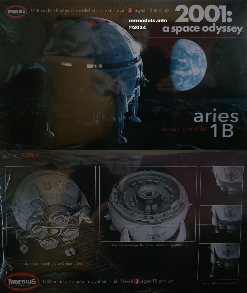Moebius Models 2001: A Space Odyssey New Plastic Model Kit Mr Models ...