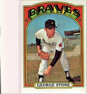 1972 Topps #601 George Stone NM+ Braves ID:39295 | eBay