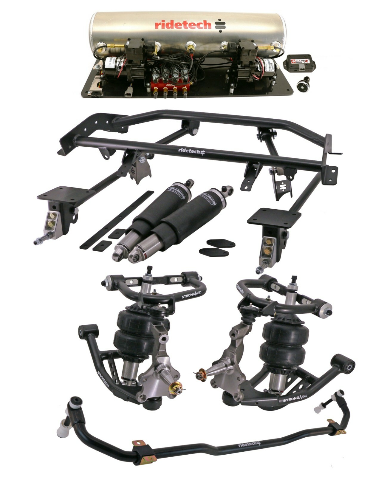 RIDETECH AIR RIDE & RIDEPRO-X COMPRESSOR SYSTEM,AIRPOD,SHOCKWAVES,67-69 ...