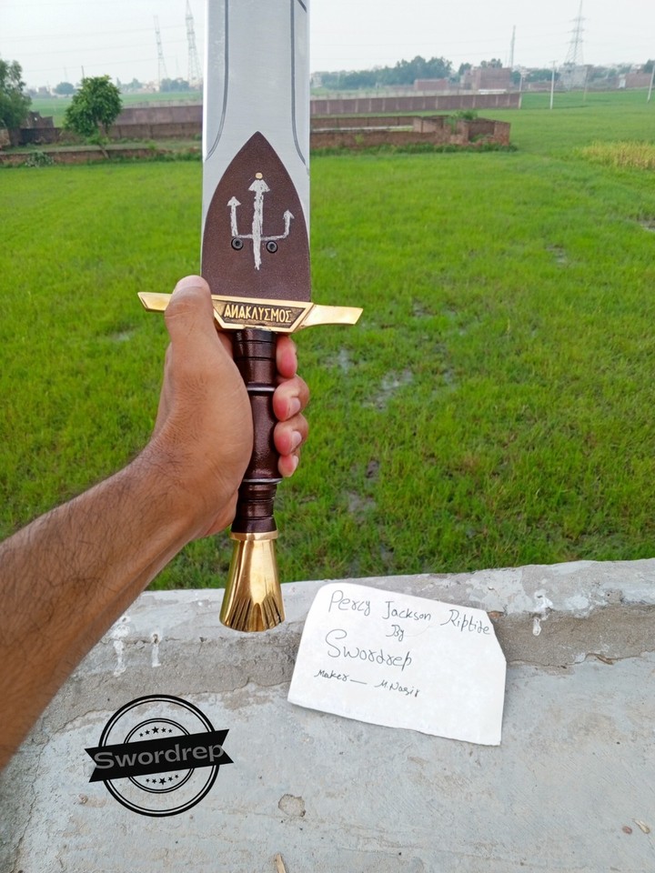 ΑΝΑΚΛΥΣΜΟΣ Engraved High Carbon Steel Handforged Greek Sword Replica | eBay