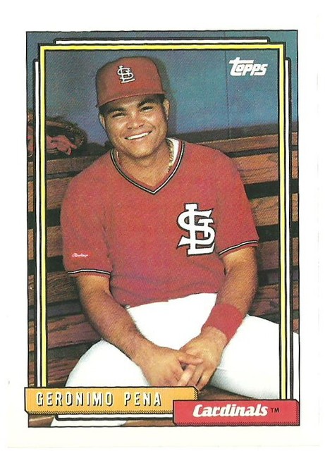 1992 Topps - #166 Geronimo Pena for sale online | eBay
