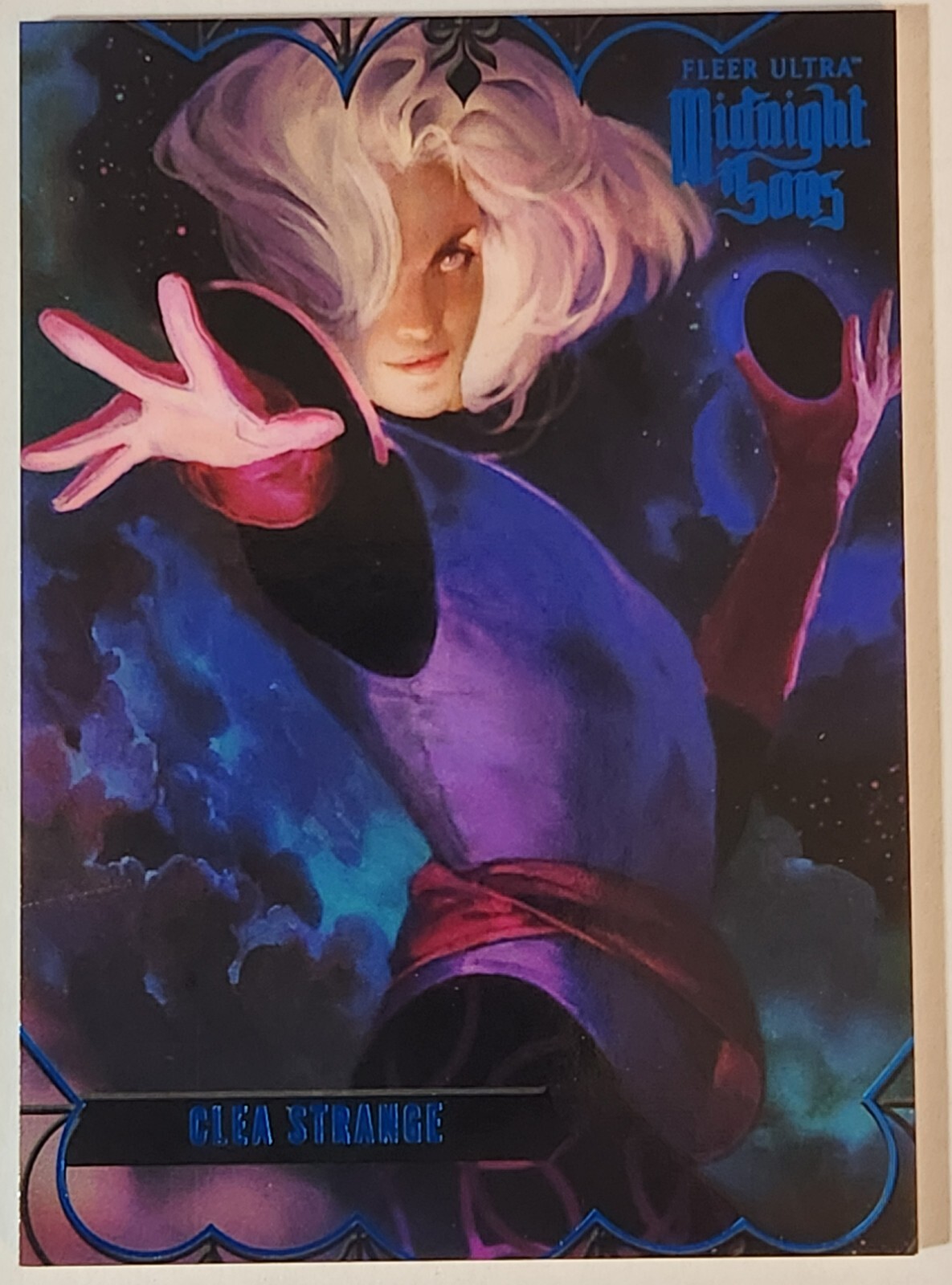 CLEA STRANGE #19 2023 Marvel Fleer Ultra Midnight Sons BLUE 132/180 | eBay