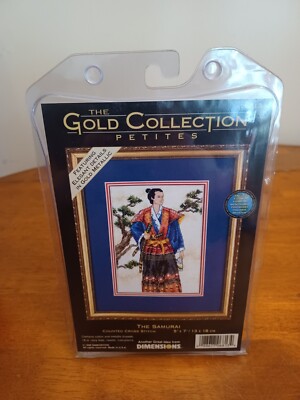 Dimensions Gold Collection Petites #6813 The Samurai Counted Cross ...