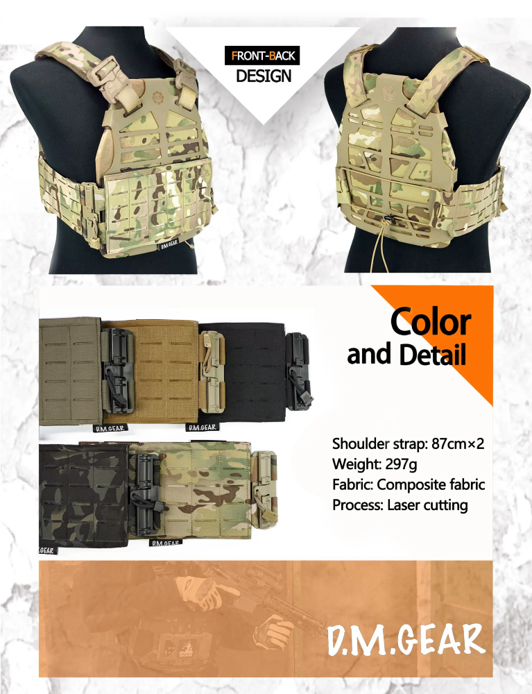 Laser Cut Molle Quick Release Cummerbund Retrofit Kit for SS Plate ...