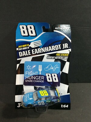 DALE EARNHARDT JR. #88 Fight Hunger NASCAR Authentics 2021 Wave 10 Die ...