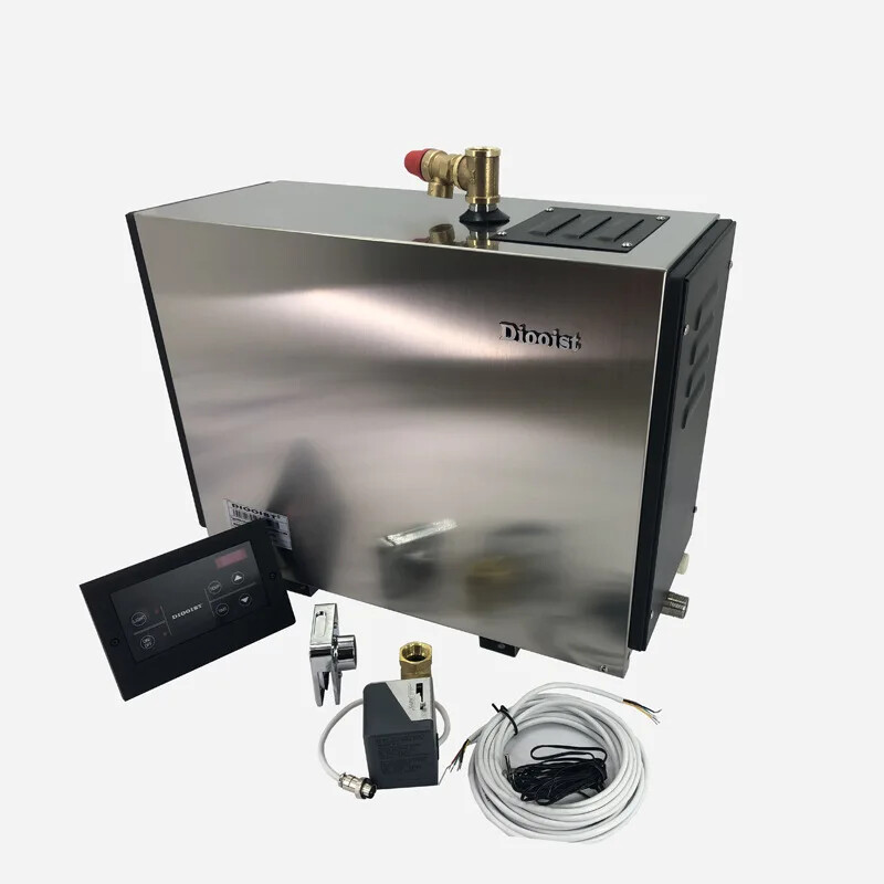 Stainless Steel Steam Generator 4.5KW Sauna Steamer Steam Equipment DON ...