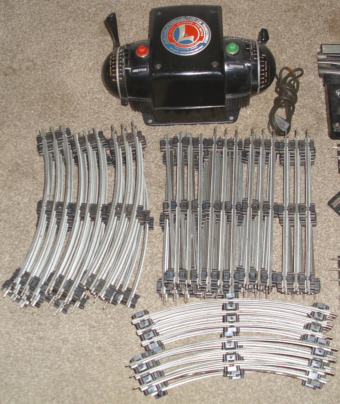 1950's LIONEL MULTI-CONTROL TYPE-ZW TRAINMASTER TRANSFORMER 53 Pc's "O ...