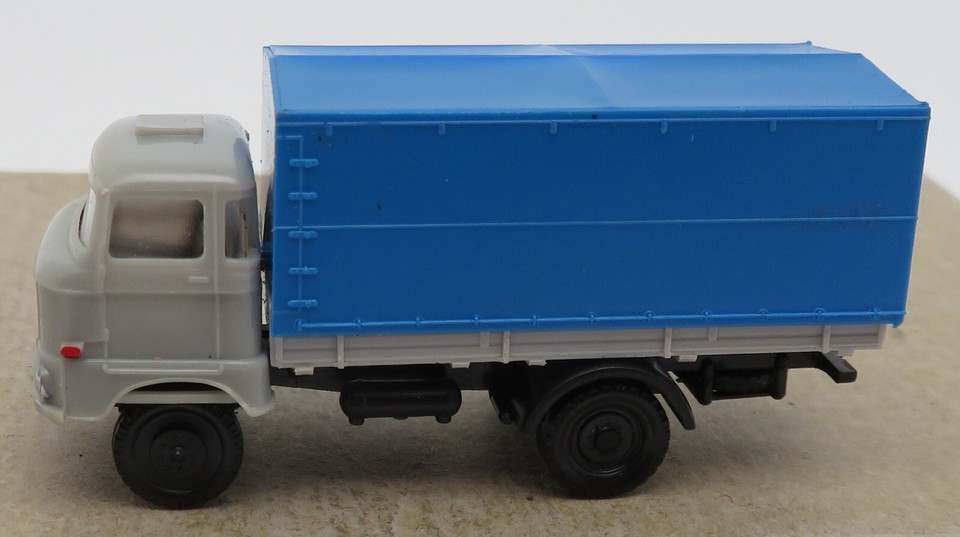 VEB DDR Scale N 1/120 DDR Lkw Ifa W50 Truck Covered Grey +Bag ...