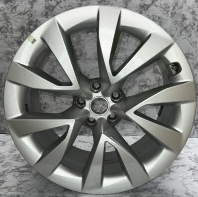 2022 Tesla Model X 20x10 SILVER Factory OEM Wheel Rim 1620222-00-B ...