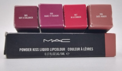 MAC POWER KISS LIQIUD LIPCOLOUR 5ML/0.17OZ CHOOSE YOUR SHADE | eBay