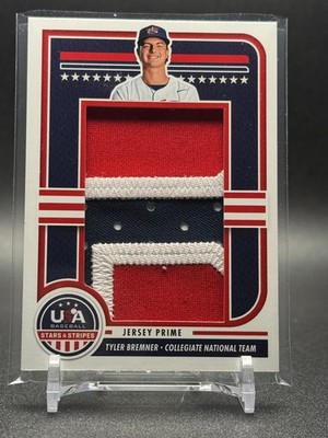 2025 Panini Stars & Stripes TYLER BREMNER Jumbo Jersey PRIME Patch /53 ...