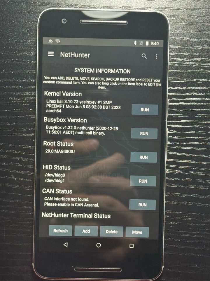 Kali NetHunter Rooted Nexus 6P Security Pentest Phone | eBay