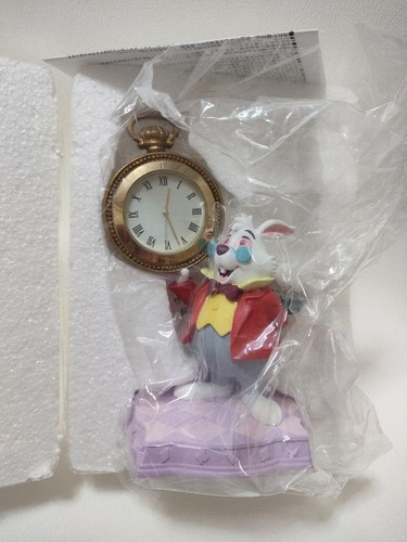 Disney Store Alice in Wonderland 70th Anniversary White Rabbit Clock ...