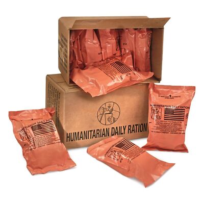Humanitarian Daily Ration MRE Case 5 US FEMA Emergency rations MRE ...