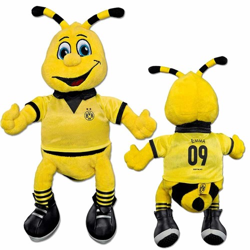 BVB Plüschtier Emma Plüschfigur Biene Maskottchen mittel schlafend ...