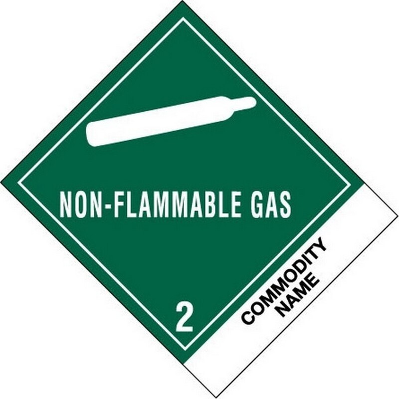 4" x 4-3/4" Non-Flammable Gas Labels (500 per Roll) | eBay