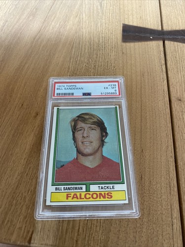 1974 Topps #238 BILL SANDEMAN Falcons PSA 6 | eBay
