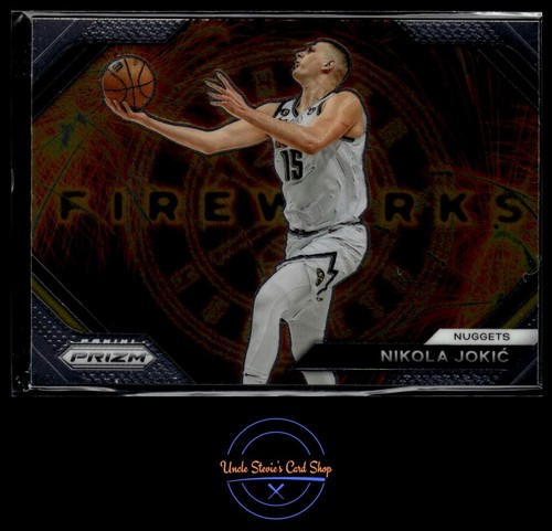 2023-24 Panini Prizm #22 Nikola Jokic Fireworks | eBay