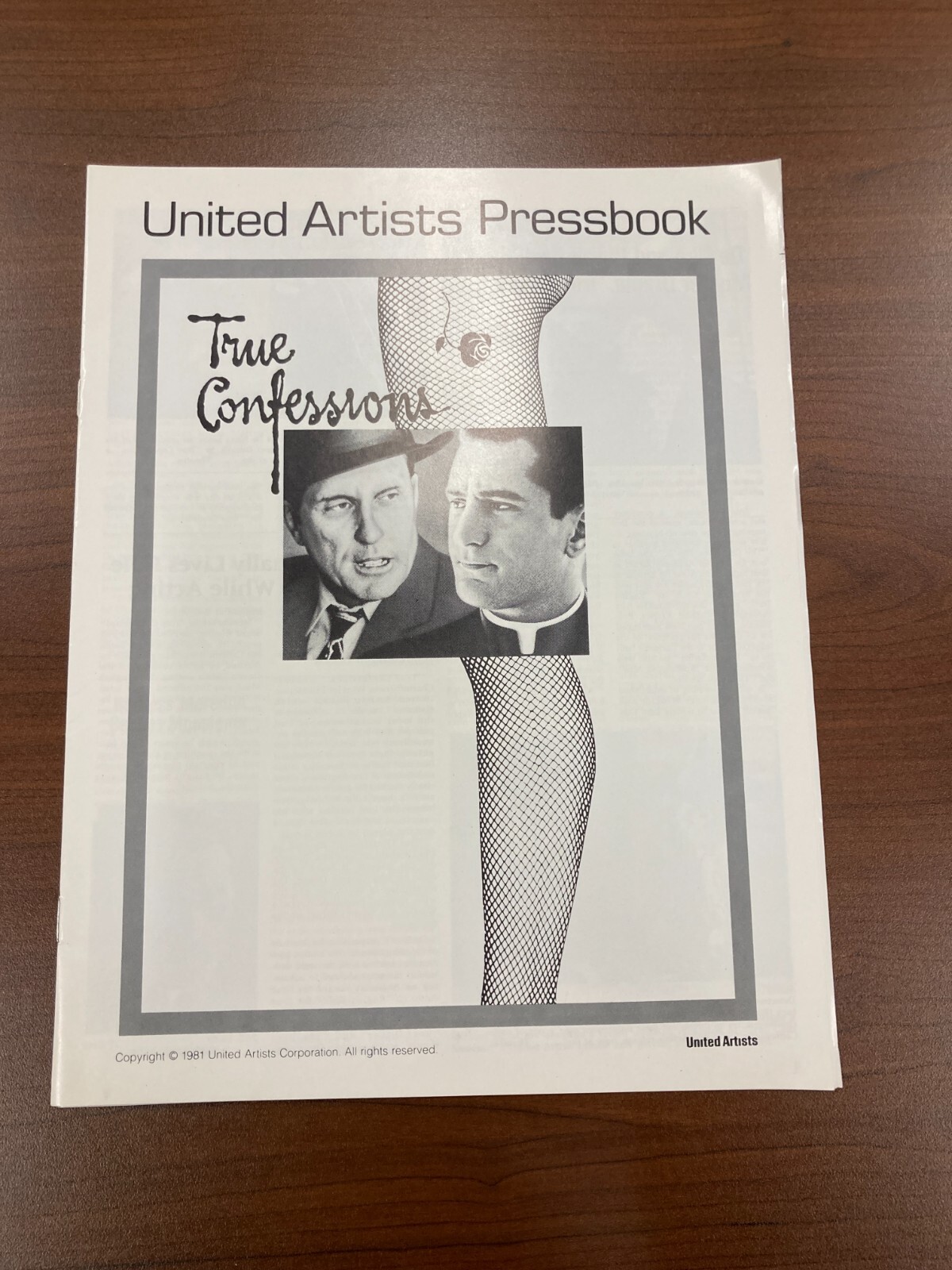 True Confessions 1981 Pressbook No Cuts Complete Pristine condition! De ...