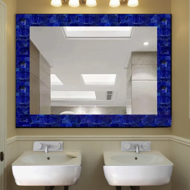 Lapis Lazuli Wall Mirror/wall mirror for bedroom/wall mirrors for ...