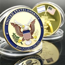 Trump Israel Jerusalem Embassy Challenge Coin for sale online | eBay