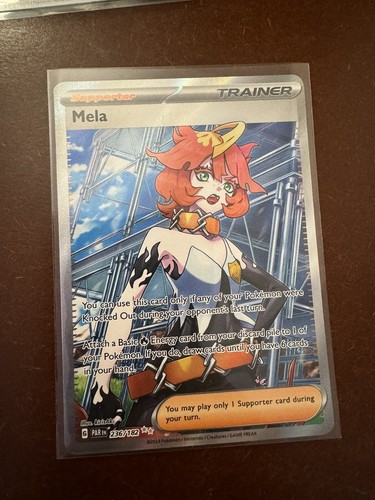 MELA 236/182 FULL ART TRAINER - PARADOX RIFT- POKEMON- RARE HOLO -MINT ...