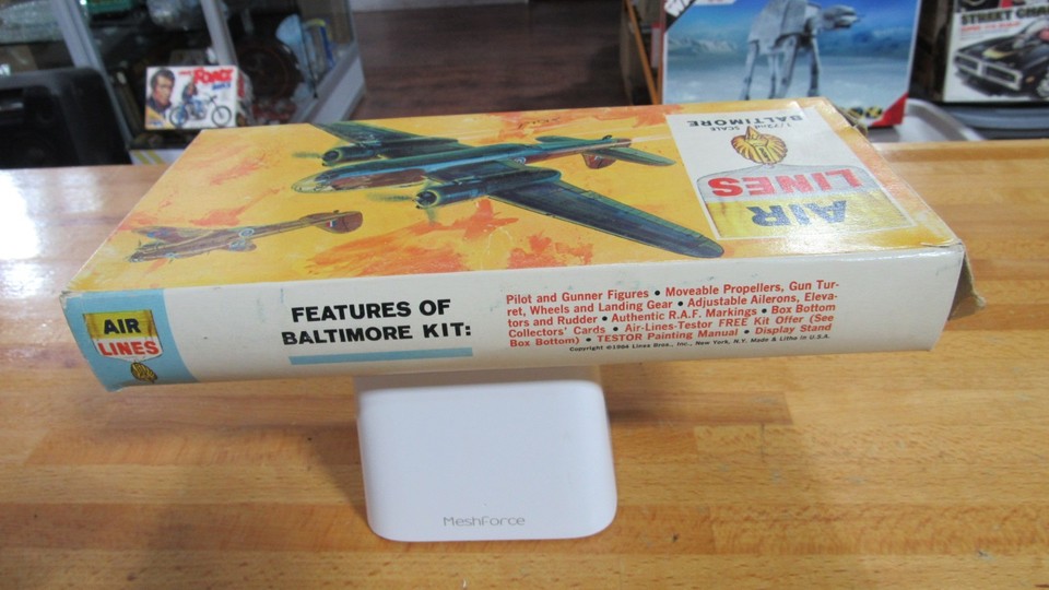 NOS Air Lines Martin Baltimore Bomber Model Airplane 1/72 SEE PICS FREE ...