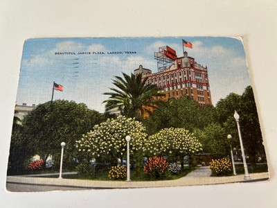 Beautiful Jarvis Plaza Laredo Texas TX Postcard | eBay