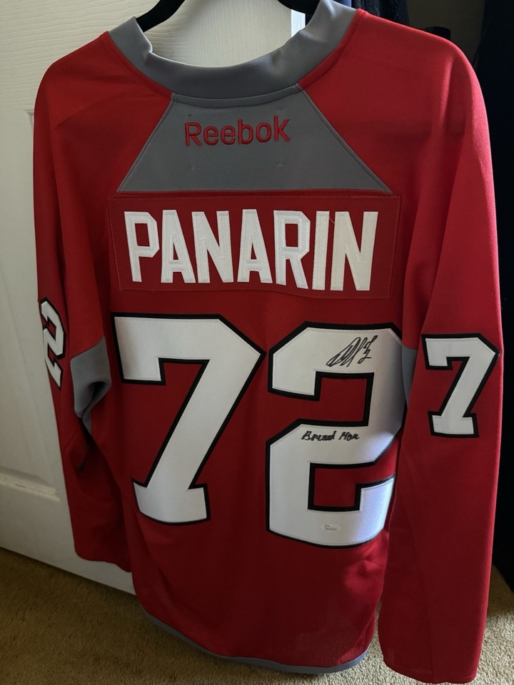 Artemi Panarin Signed Blackhawks Jersey Breadman Inscription JSA ...