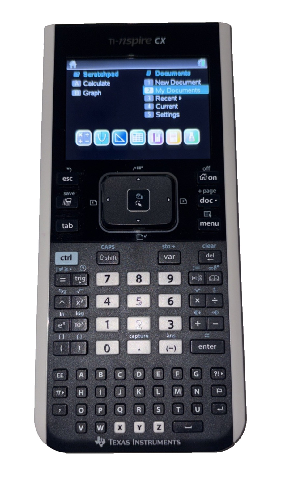 Texas Instruments TI Nspire CX Graphing Calculator with USB Cable ...