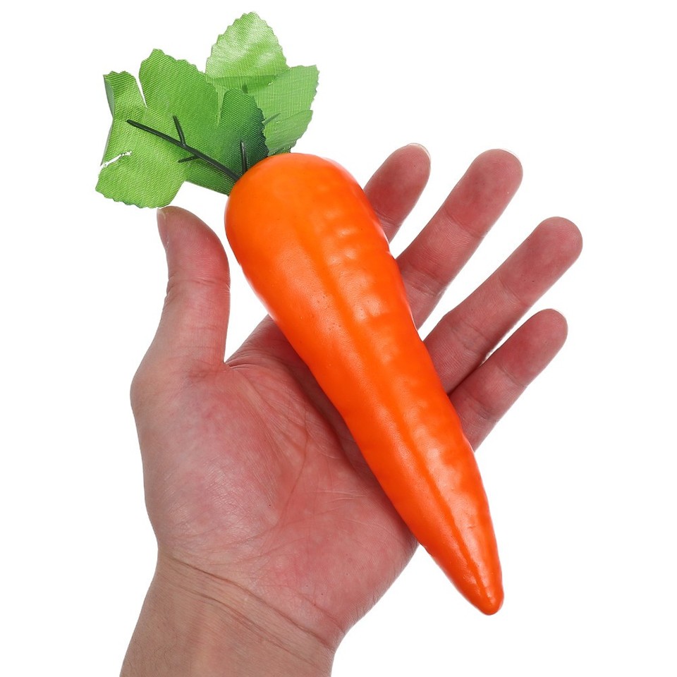 12Pcs Carrot Photo Props for Funny Decoration Artificial Carrots for ...