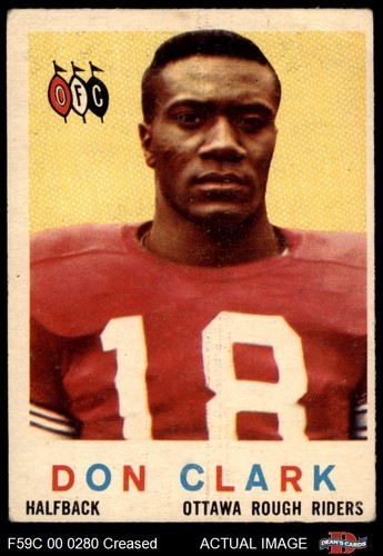 1959 Topps CFL #57 Don Clark Ohio St 2 - GOOD | eBay