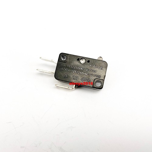 1 PCS Ushun KW-16 3 Pins no Press Lever Micro Switch Black 16A 125 ...